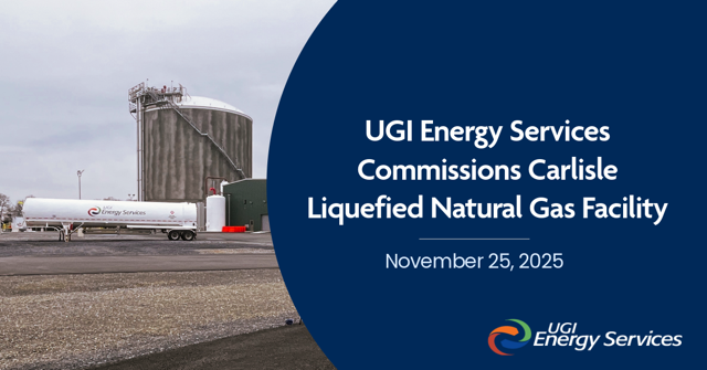 UGI Energy Services Commissions Carlisle Liquefied Natural Gas Facility